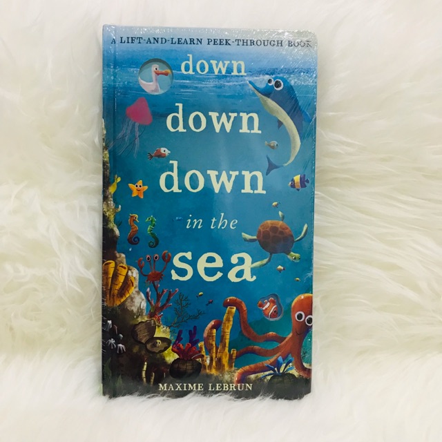 Jual Buku A lift and learn peek through book (down down down in the sea ...
