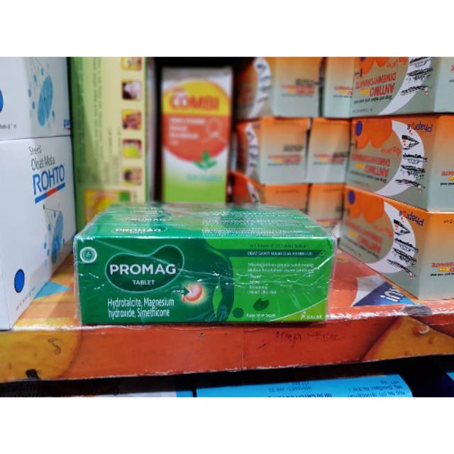 Jual Promag Tablet PAK (isi 4 x 3 blister @10 tablet) | Shopee Indonesia