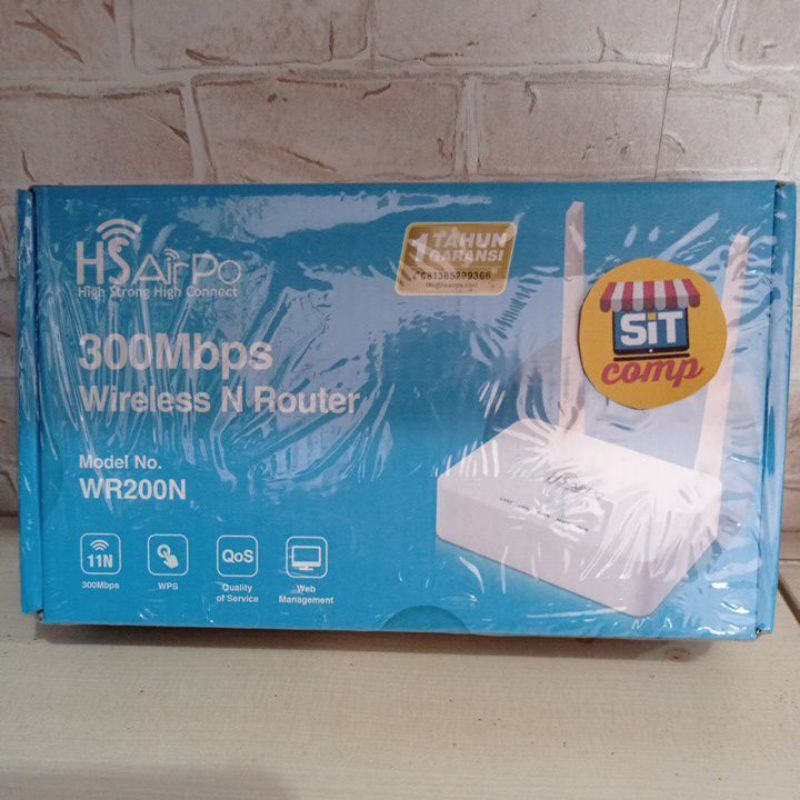 Jual HS AIRPO WR200N 300Mbps WIRELESS N ROUTER | Shopee Indonesia