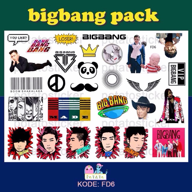 Jual BIGBANG pack - sticker tumblr kpop | Shopee Indonesia