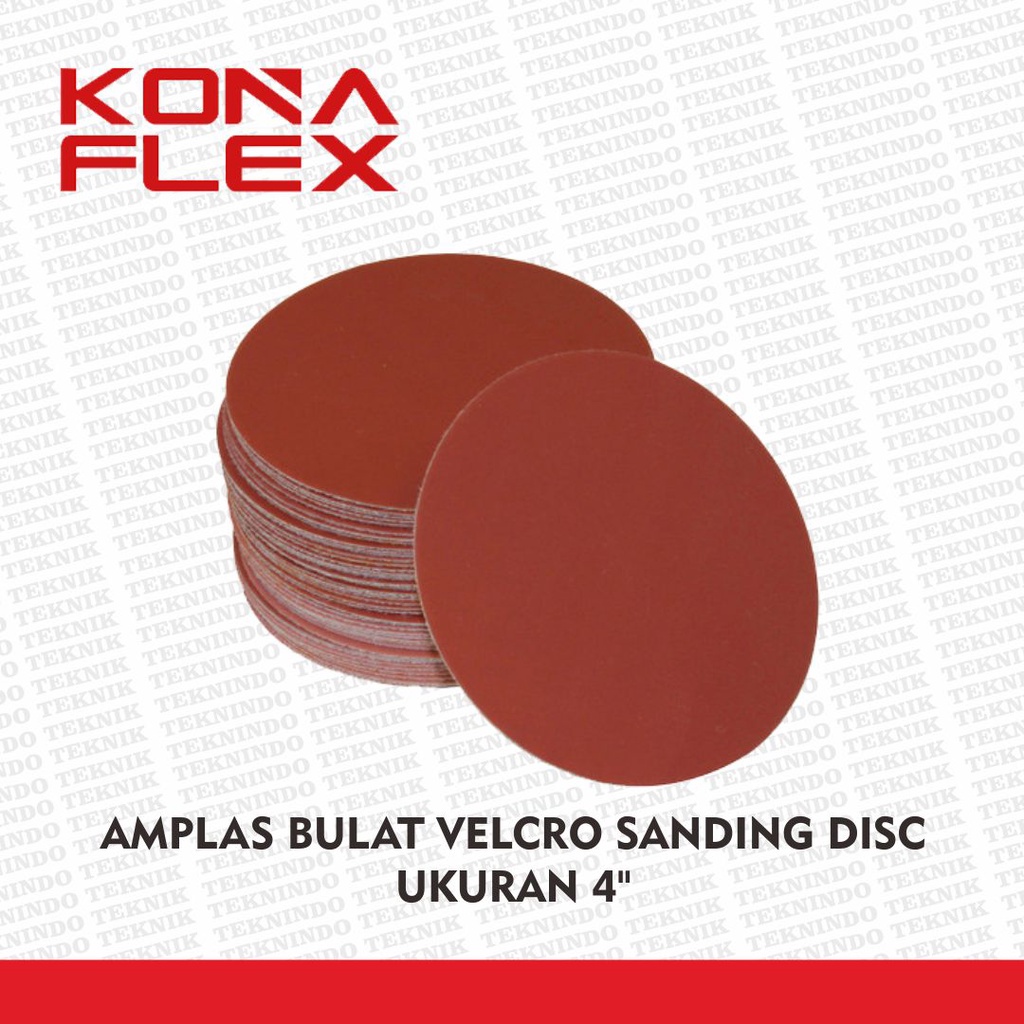 Jual Konaflex Amplas Bulat Velcro Sanding Disc 4 Inch | Shopee Indonesia