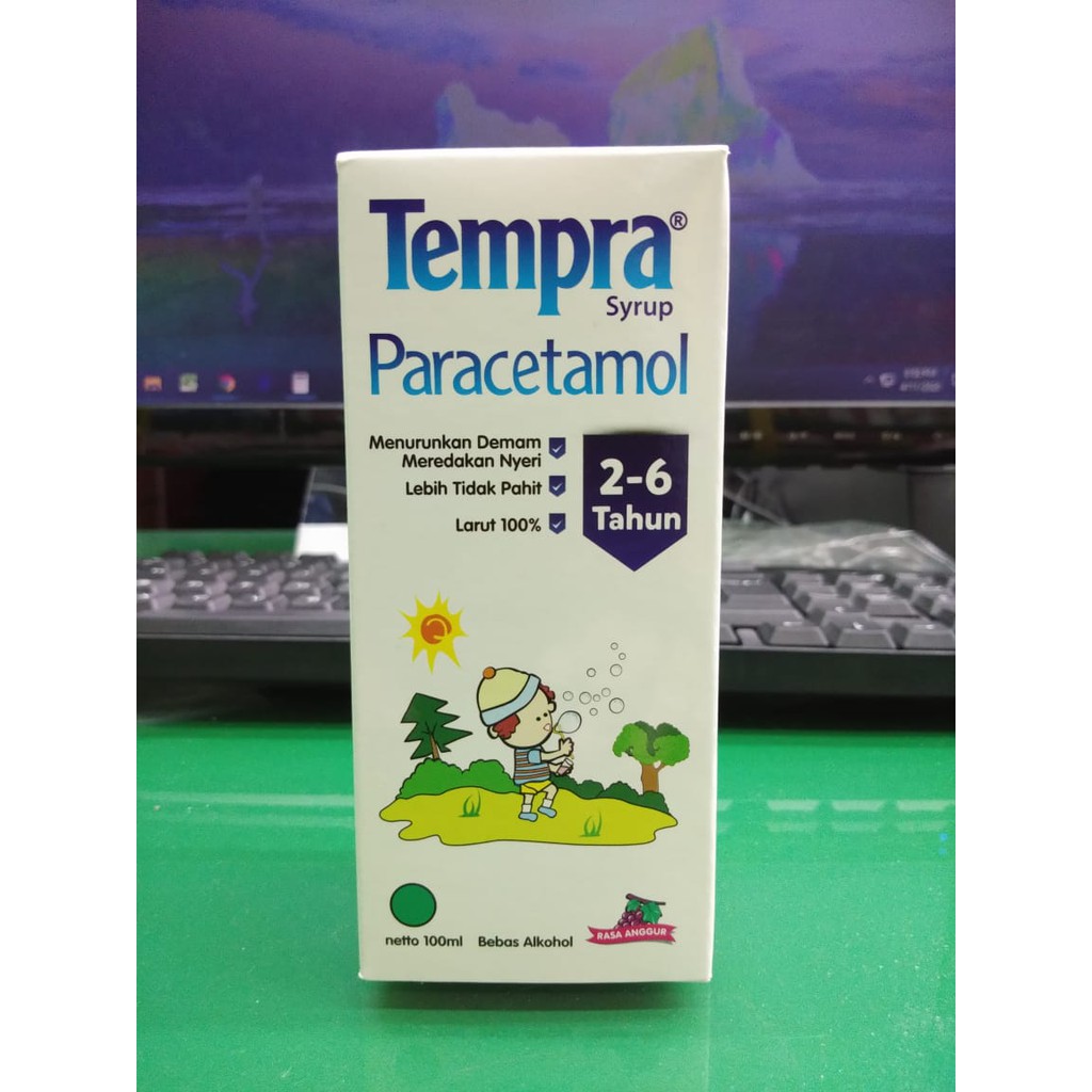 Jual TEMPRA SYRUP PARACETAMOL ISI 100ml | Shopee Indonesia