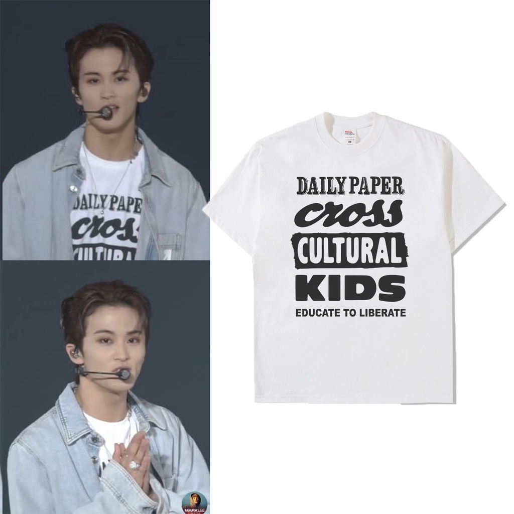 Jual Kaos NCT 127 Mark Lee cross cultural kids | Shopee Indonesia