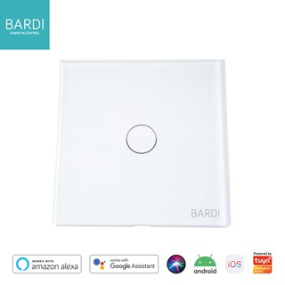Jual BARDI SMART WALL SWITCH 1 GANG WHITE BLACK - Bardi Smart Saklar ...