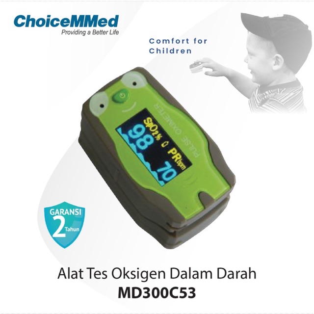 Jual Oximeter Anak/ChoiceMMed MD300C53/ChoiceMmed MD300C5/Saturasi ...