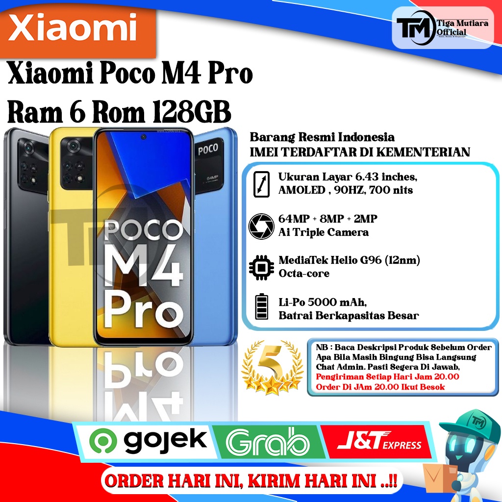 Jual Xiaomi Poco M4 Pro Ram 6 Rom128GB Segel Original & Bergaransi ...