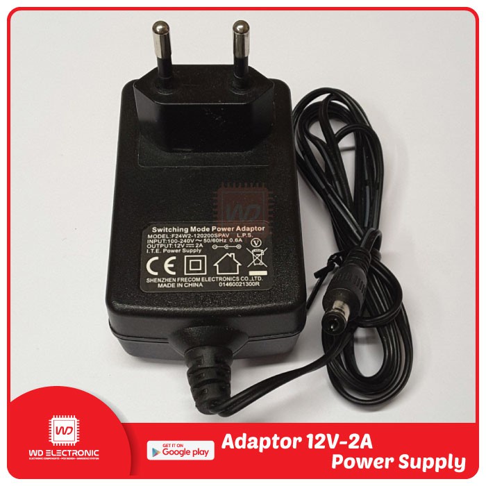 Jual ADAPTOR 12V 2A POWER SUPPLY 12V 2A AC DC | Shopee Indonesia