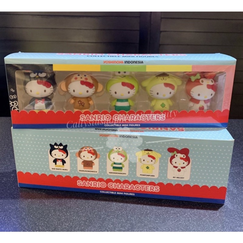 Jual Sanrio Characters Hello Kitty Yoshinoya 1 Box 5 pcs Boneka ...