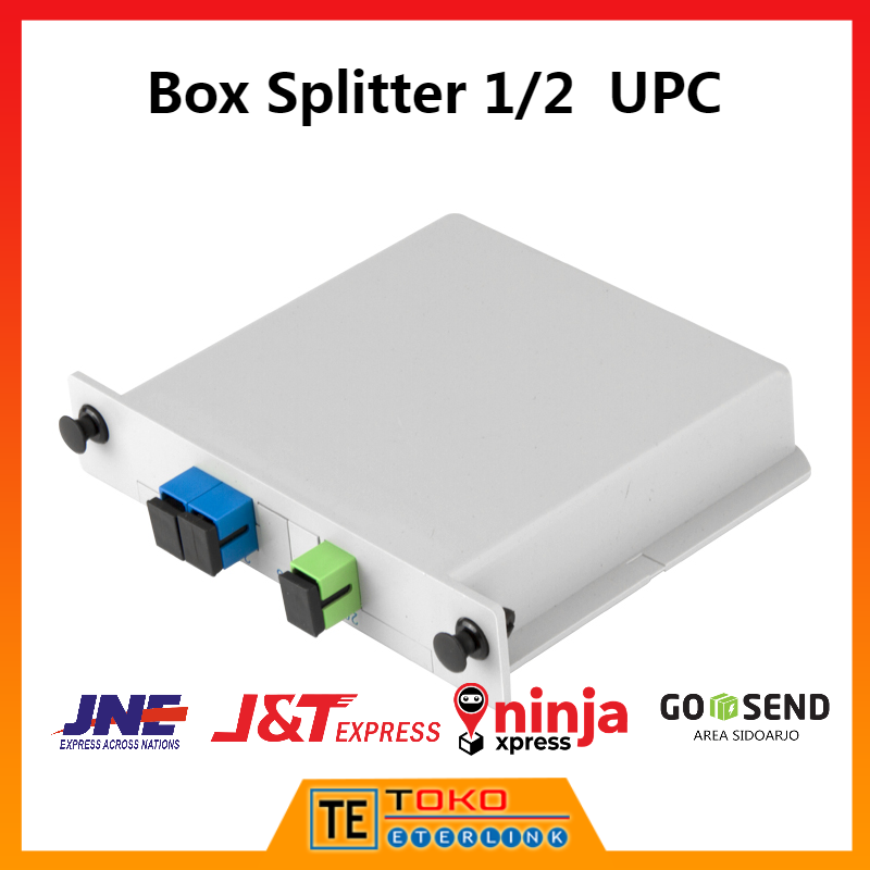 Jual Passive Splitter Box 1 2 SC UPC Spliter Fiber Optik Pasif (KODE ...