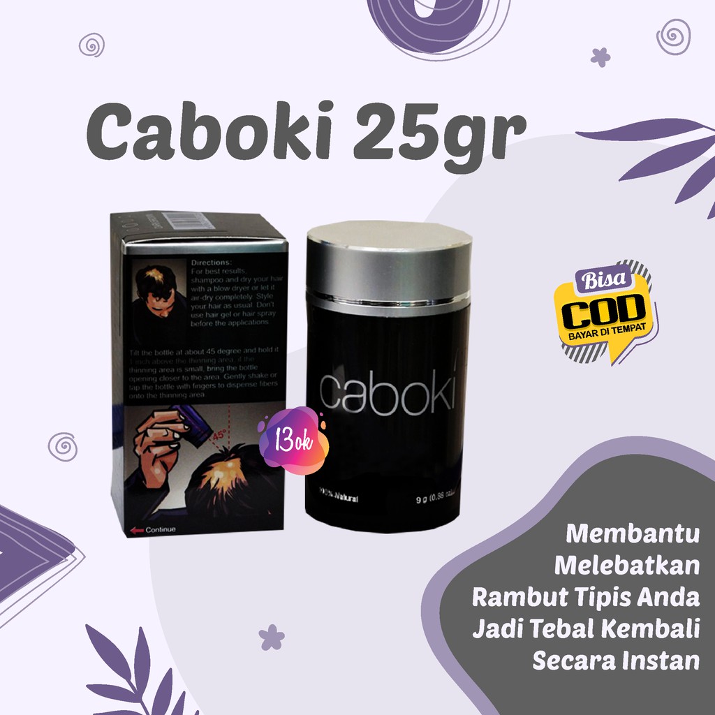 Jual Caboki Hair Fiber 25gr Original USA Isi Full 25 gr Caboki Fibers ...