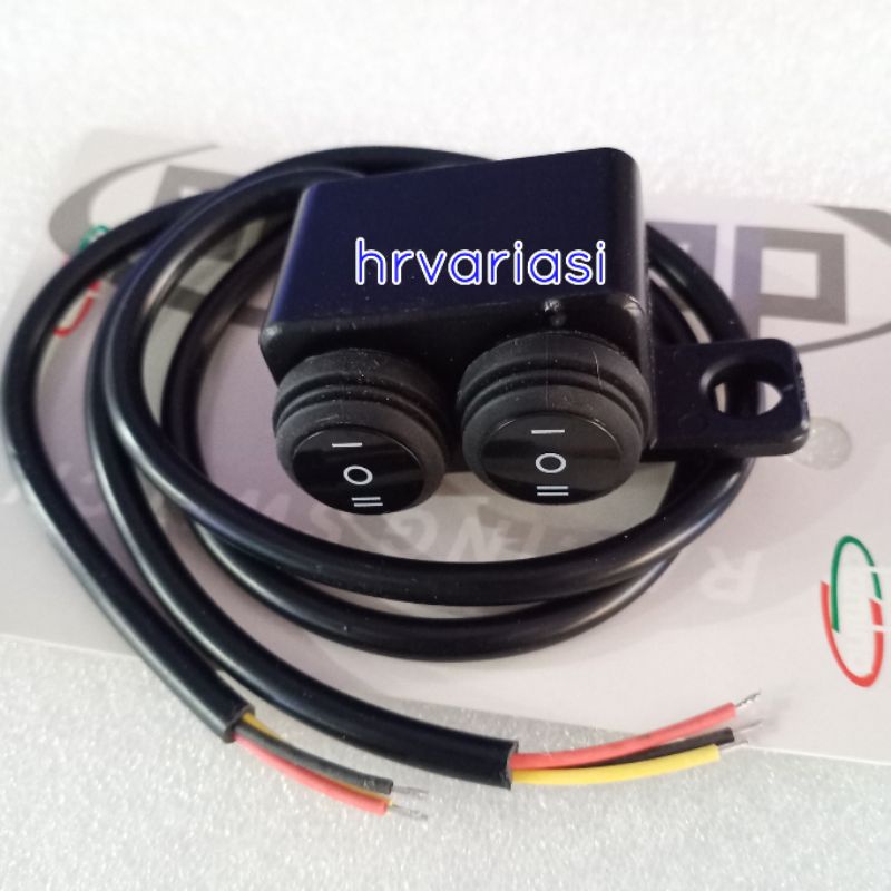 Jual saklar motor on of on Double breket full besi#Saklar breket spion ...