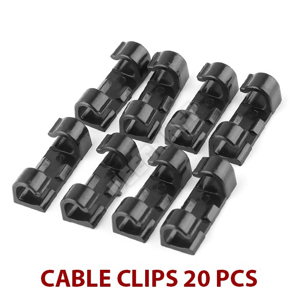 Jual Cable Clips / Kaitan Kabel / Pengikat Kabel / Cable Organizer 20 ...