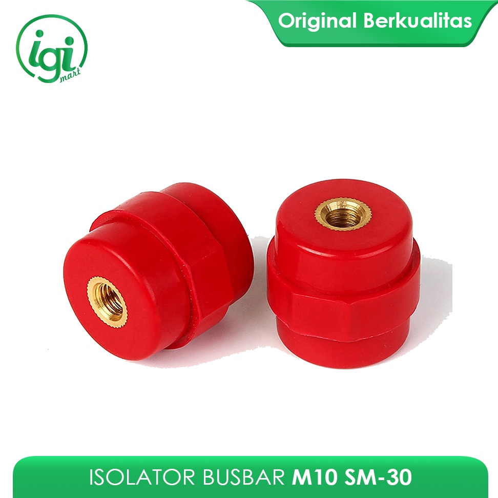 Jual ISOLATOR BUSBAR HOLDER INSCOM SM30 / INSULATOR BUS BAR LISTRIK SM 30 4 PCS | Shopee Indonesia
