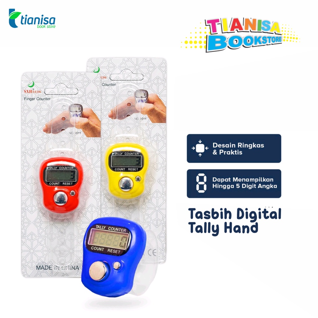Jual Tasbih Digital Mini Tally Counter Alat Hitung Hand Counter ...