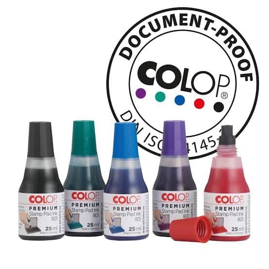 Jual Menyurat-Surat- Tinta Stempel Premium Stamp Pad Ink Colop Berbagai ...