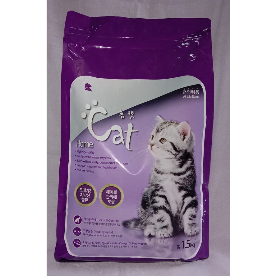 Jual HOME CAT ALL STAGE 1,5KG MAKANAN KUCING HOME CAT | Shopee Indonesia