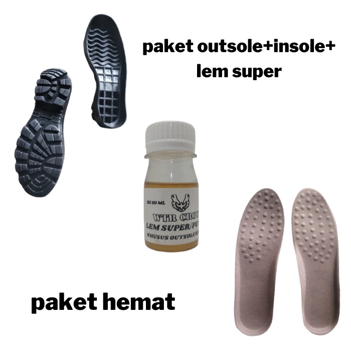 Jual Sol karet sepatu pdl king cheetah boots gunung paket outsole ...