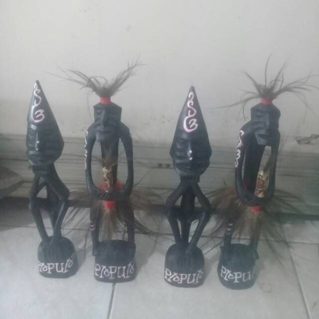 Jual Patung khas Papua/seni ukir papua | Shopee Indonesia