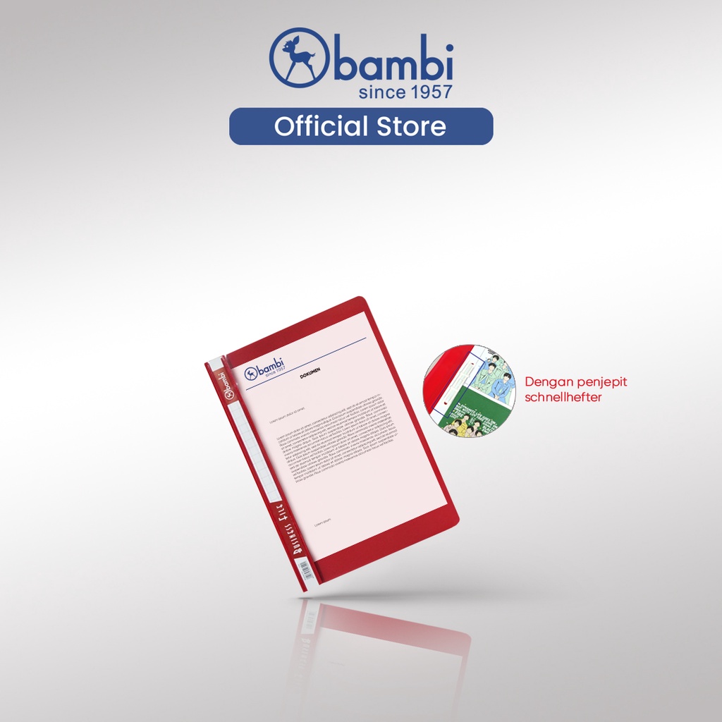 Jual Bambi Business File Schnelhecter Map Dokumen Folio Include Acco ...