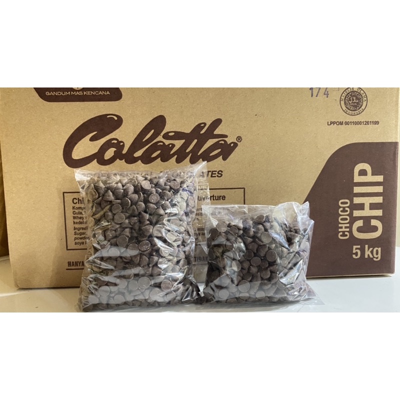 Jual Colatta Chocolate Chip 100Gr / Coklat Colatta Chocochips 100gr ...