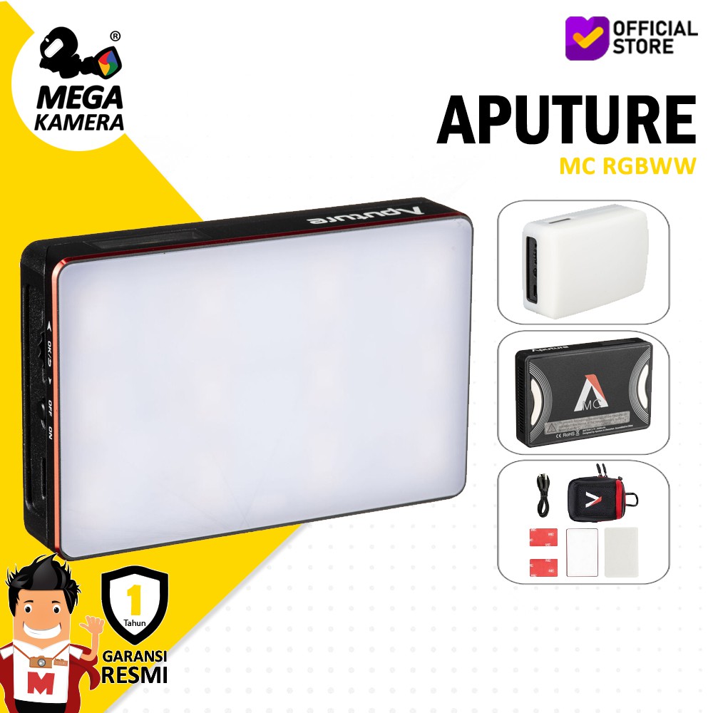 Jual Aputure MC RGBWW LED Light - Amaran Lampu Video Lighting | Shopee ...