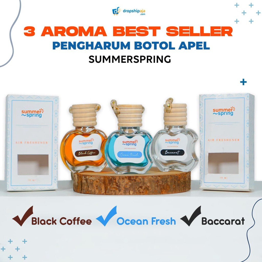 Jual Pengharum Ruangan / Mobil / Lemari / Toilet - SUMMER SPRING Botol ...