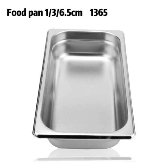 Jual gastronom Food pan 1/3 ke dalam 6.5cm wadah penyimpan 1365 stainless steel | Shopee Indonesia