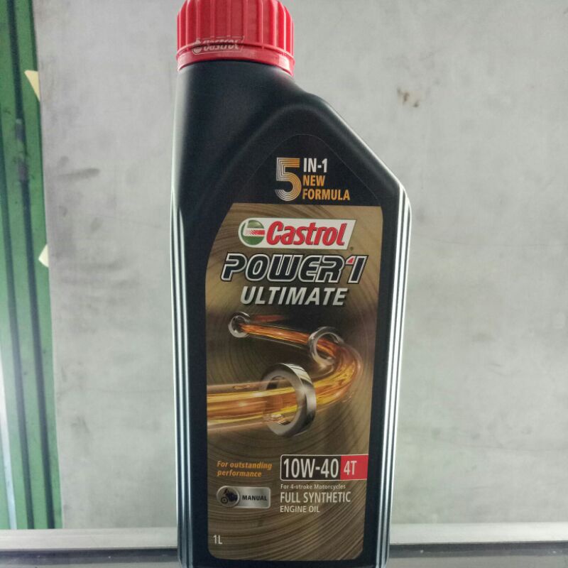 Jual Castrol Power 1 Ultimate 10W-40 isi 1Liter. castrol 5 in 1 ...