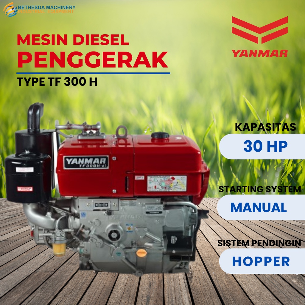 Jual YANMAR TF 300 MH Diesel Penggerak Mesin Serbaguna 30 HP / 30HP - 30PK | Shopee Indonesia