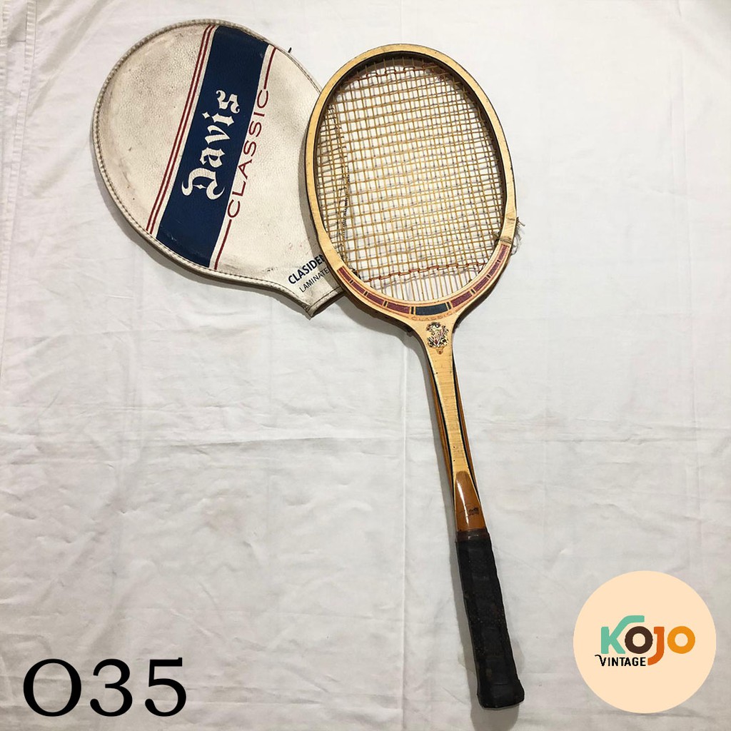 Jual Raket Kayu Tennis Merk Davis Classic Antik Jadul Vintage Klasik ...
