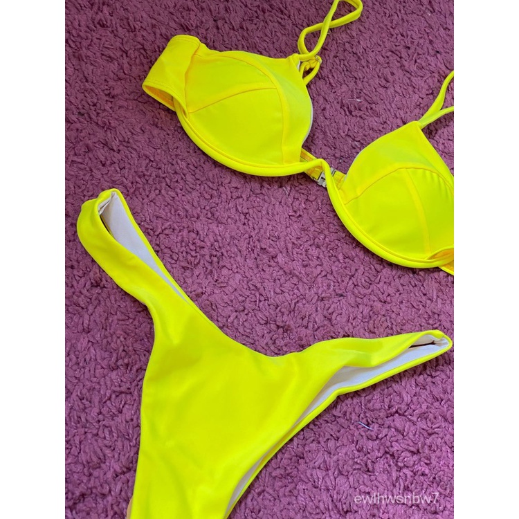 Jual Bathing Suit Women Bikini Set Push Up Padded Bra Biquini Beach