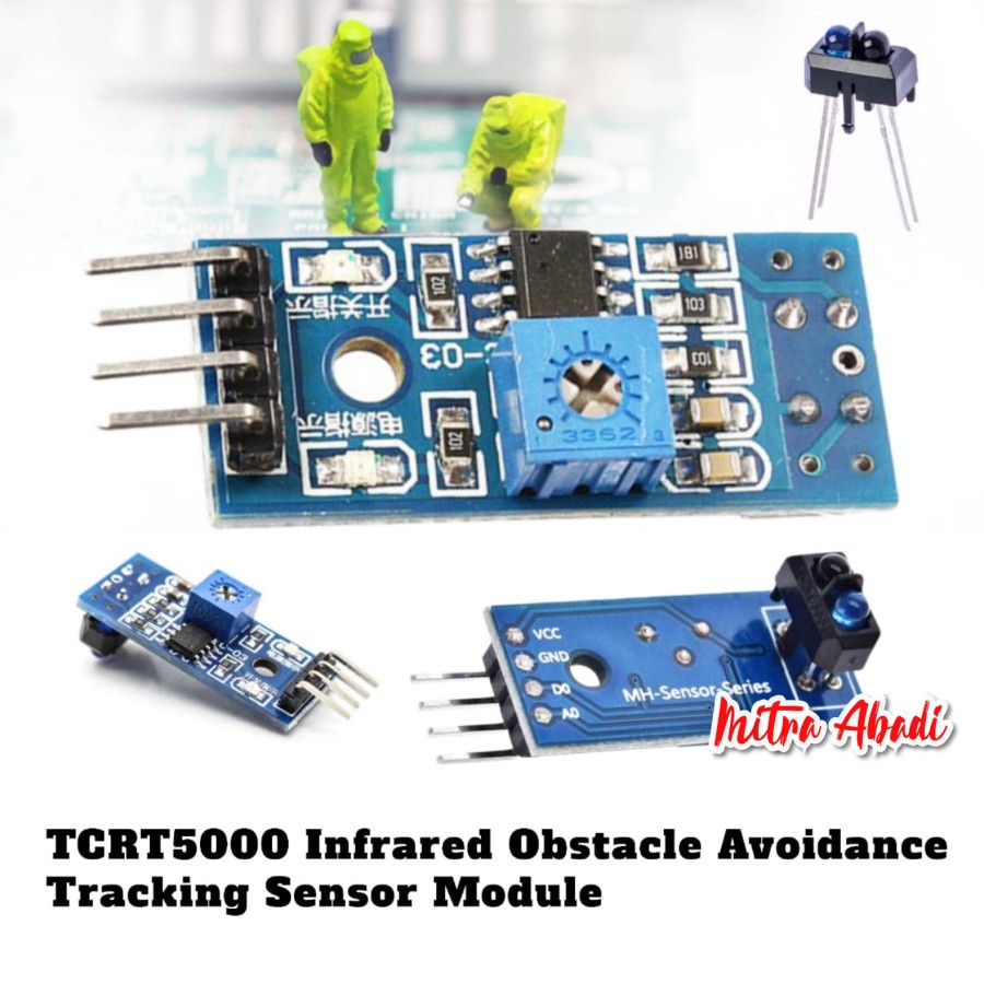Jual TCRT5000 Infrared Obstacle Avoidance Tracking Sensor Module ...