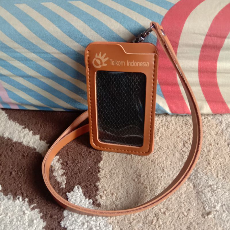 Jual Kalung ID Card TELKOM INDONESIA Coklat | Shopee Indonesia