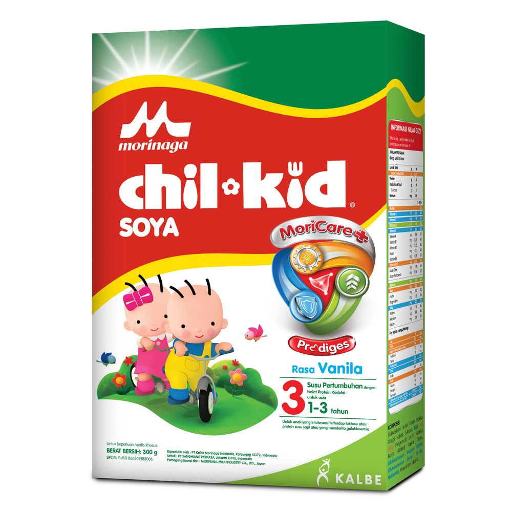 Jual SUSU CHIL KID SOYA RASA VANILLA 300 GR | Shopee Indonesia