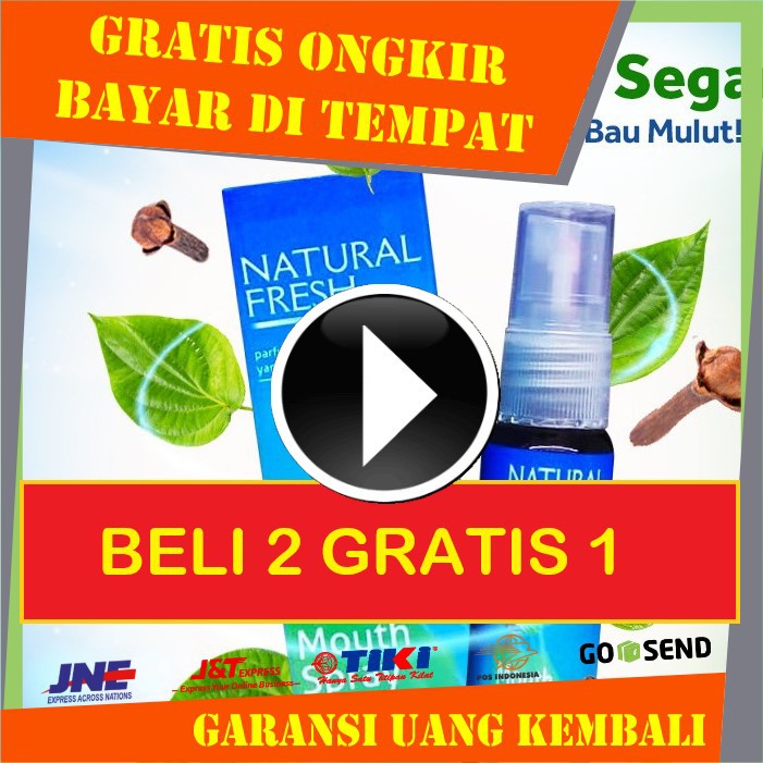 Jual Pengharum Mulut Natural Fresh - Mouth Spray / Parfum Bau Mulut 100 ...