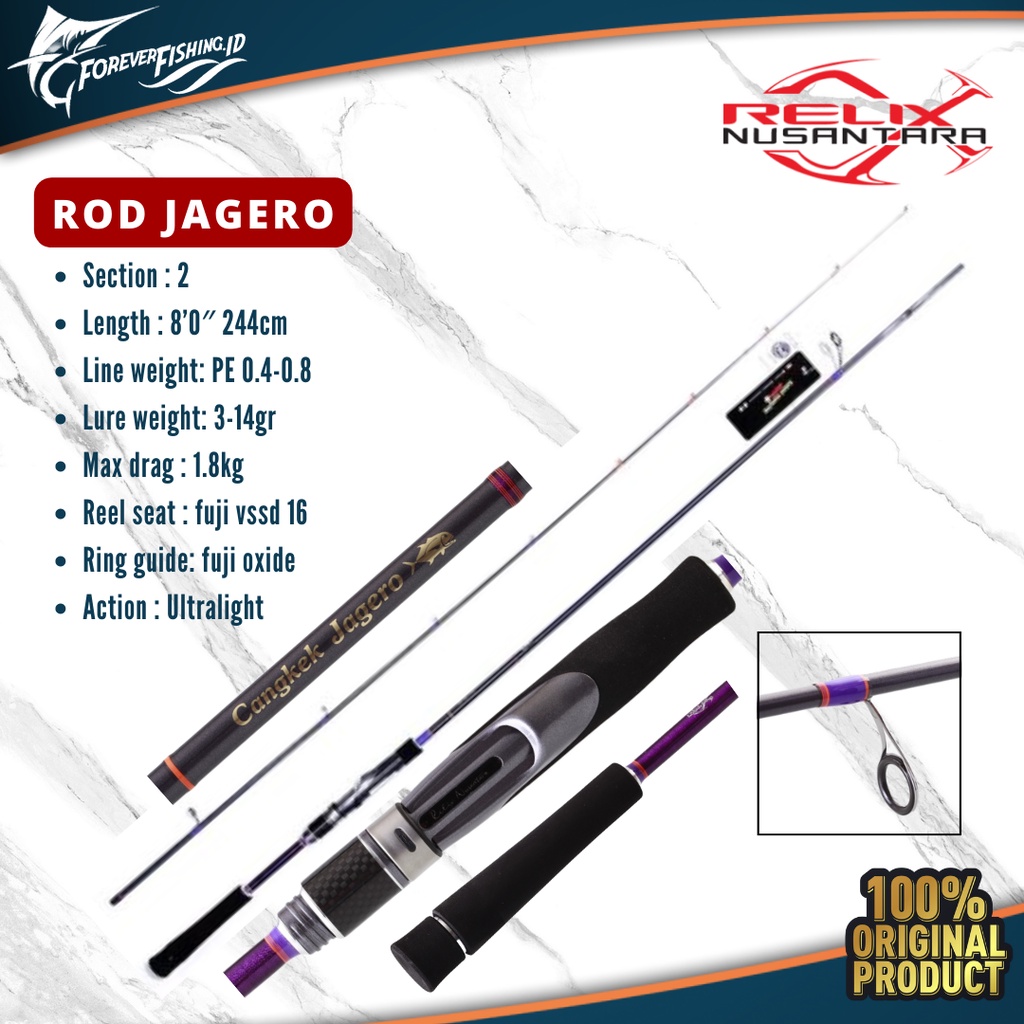 Jual Joran Cangkek Jagero Relix Nusantara | Shopee Indonesia