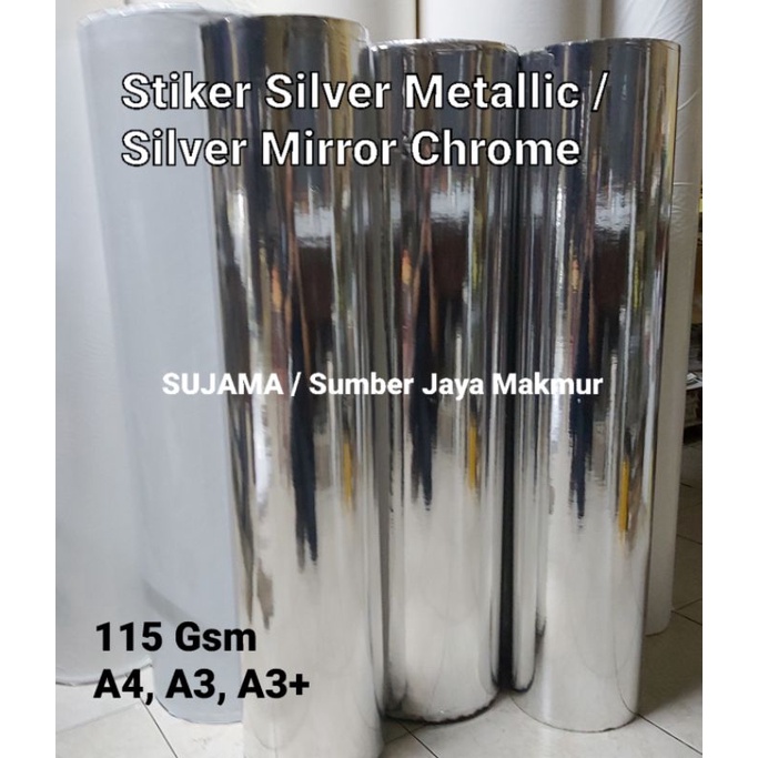 Jual Stiker Silver Metallic A4 A3 A3+ | Shopee Indonesia