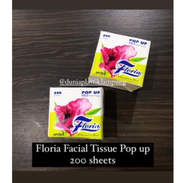 Jual Floria Facial Tissue PopUp (200 sheets) | Shopee Indonesia