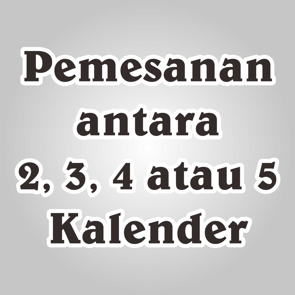 Jual Kalender Dinding 2023 Custom / Kalender Sekolah / Kalender ...
