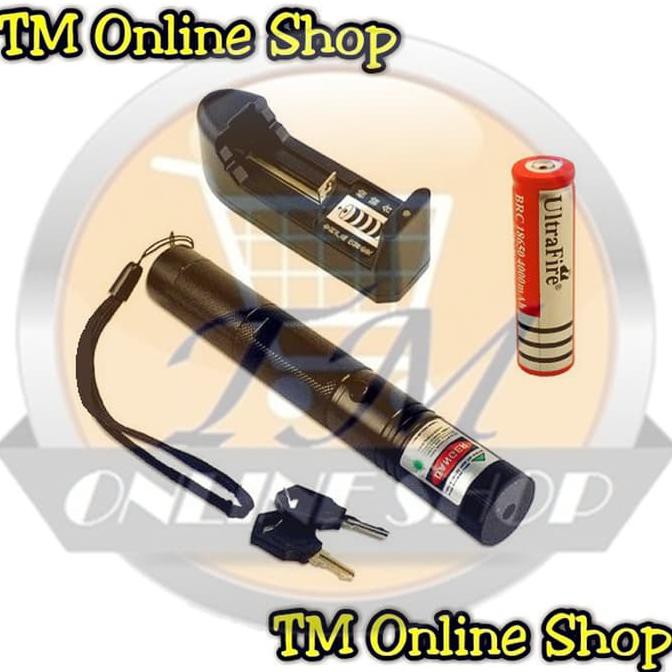 Jual Green Laser Pointer 303 (Sinar-Nyala-Cahaya Warna Hijau) +1 Batre ...