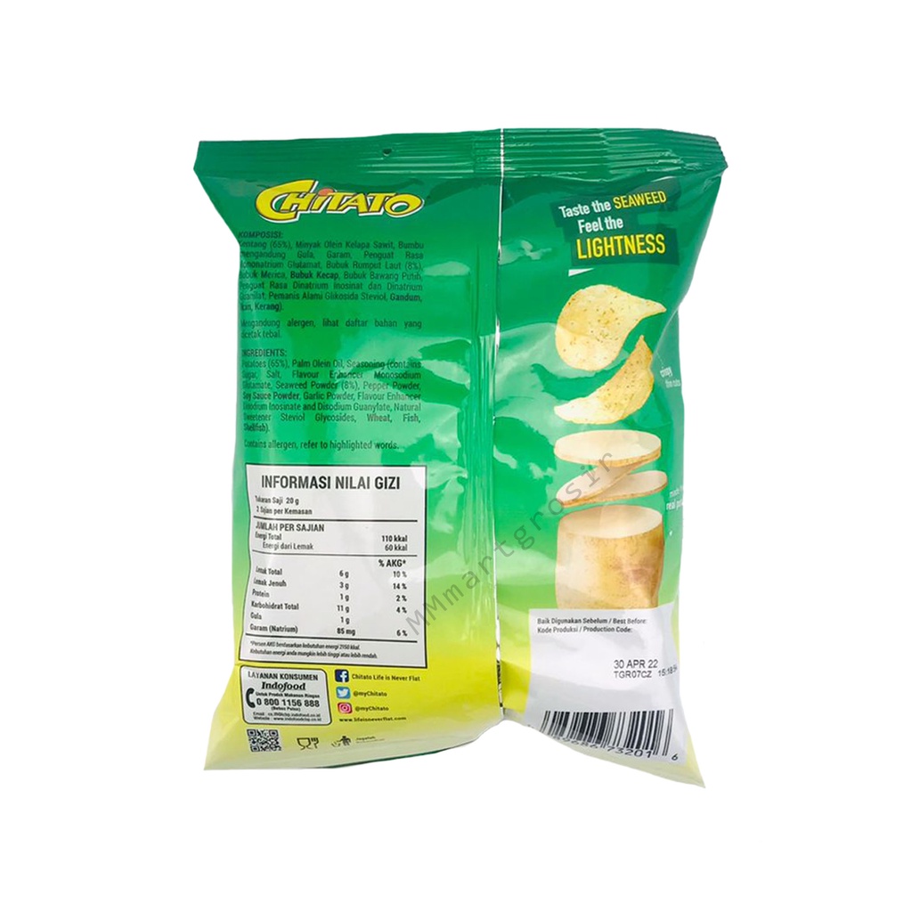 Jual Chitato lite / Snack Chitato / Rasa Rumput Laut / 35g | Shopee ...