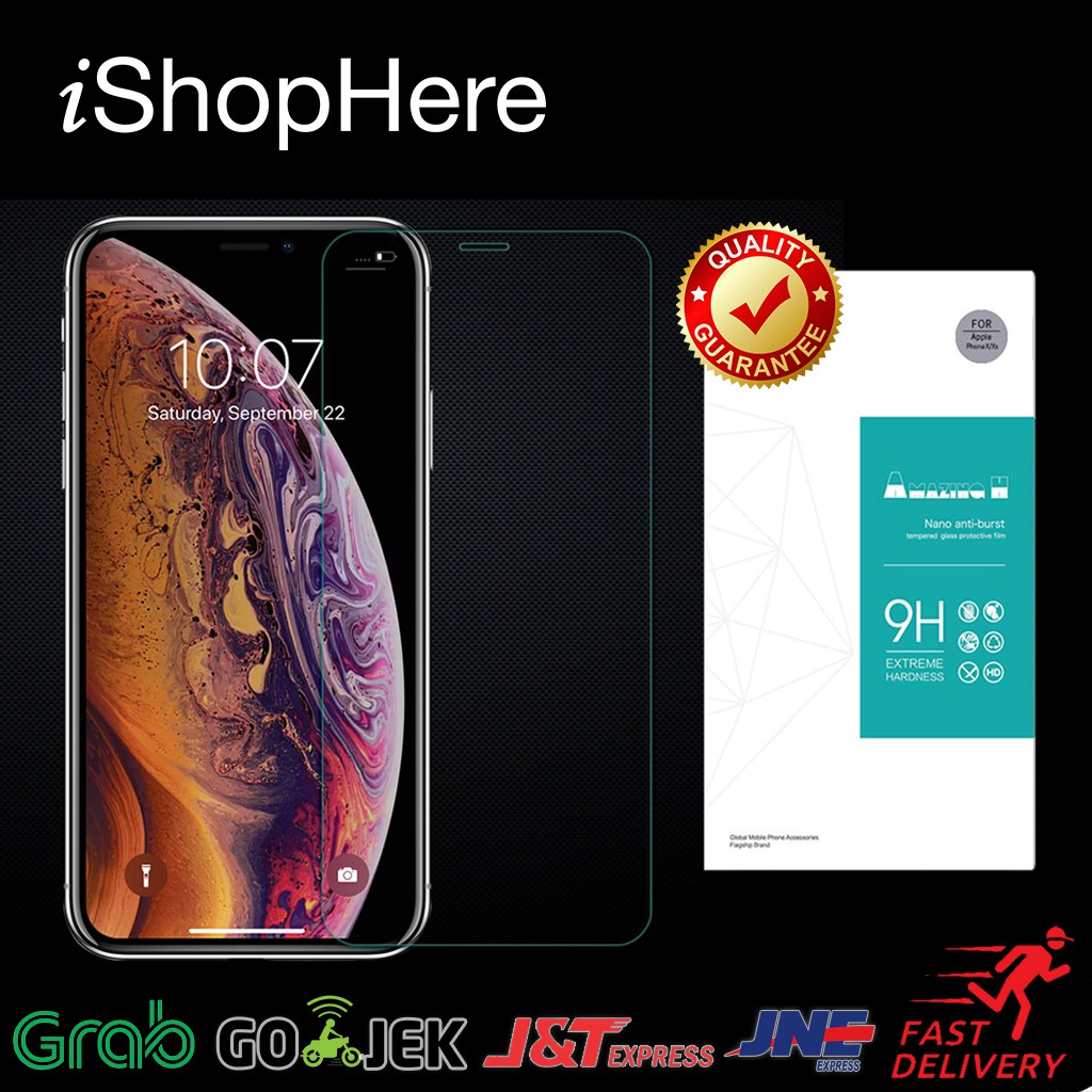 Jual Nillkin Tempered Glass iPhone X / XS / 11 Pro Amazing H Anti Gores | Shopee Indonesia