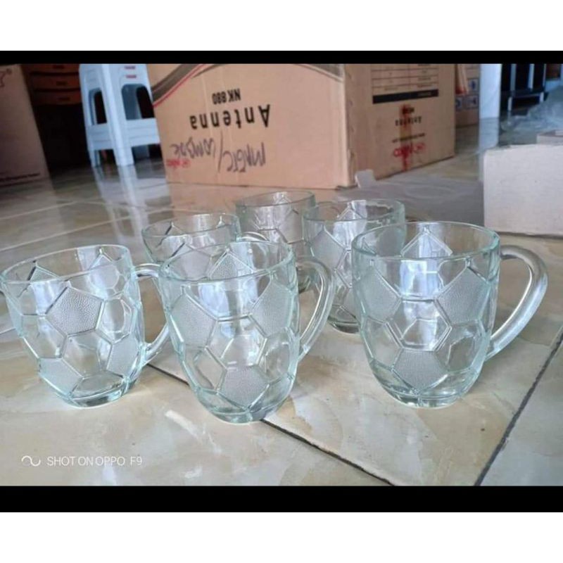 Jual Gelas Kopi Gagang Model Bola 6pc | Shopee Indonesia