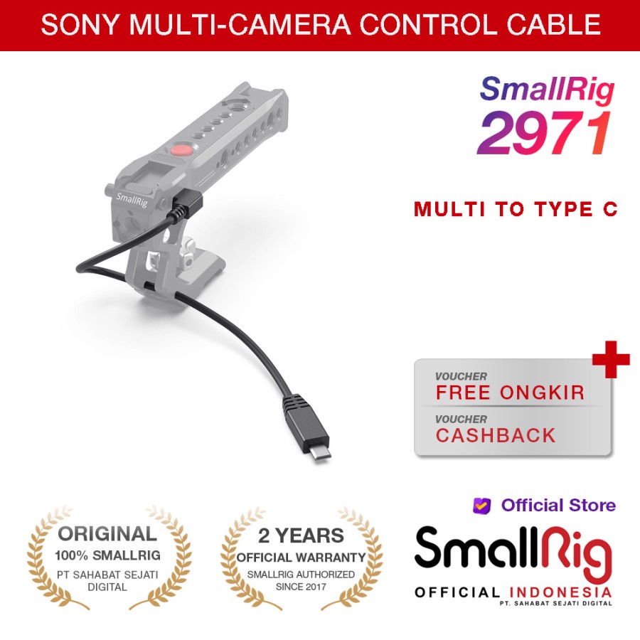 Jual Smallrig Sony Multi-Camera Control Cable (Multi To Type C) 2971 ...