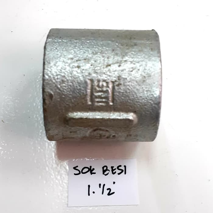 Jual Sok Besi 1 1/2 inch / Sambungan Pipa Besi 1 1/2" | Shopee Indonesia