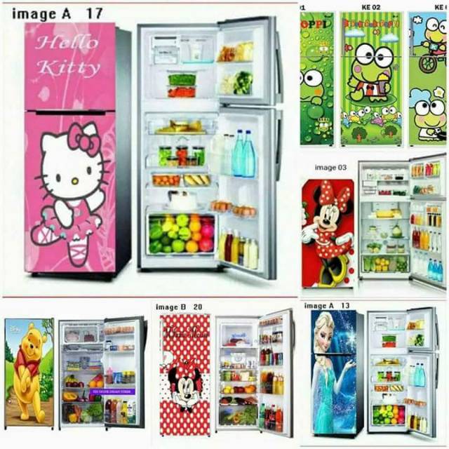 Jual Sticker kulkas karakter 1 pintu | Shopee Indonesia