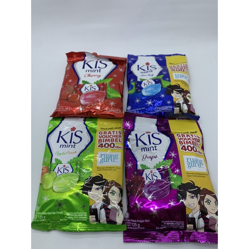 Jual PERMEN KISS Mintz Bag 125g All Varian | Shopee Indonesia