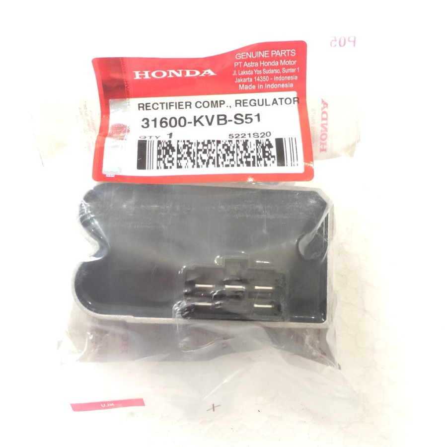 Jual Regulator Kiprok - Blade 125 Supra X 125 Helm In FI injeksi Asli ...