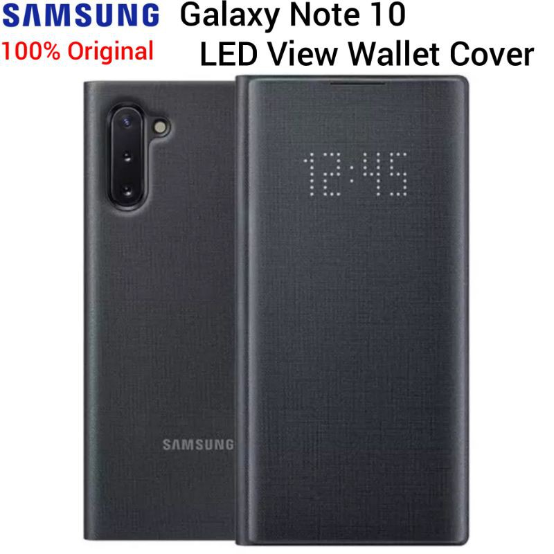 Jual Original Samsung Galaxy Note 10 LED View Wallet Case Casing Flip ...