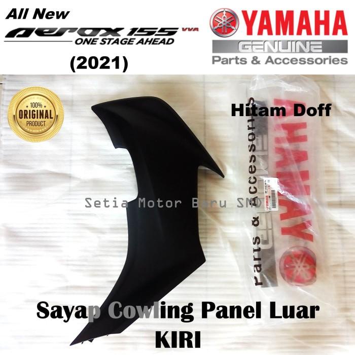 Jual Sayap Panel Cowling Luar All New Aerox Hitam Doff Kiri Asli Yamaha ...